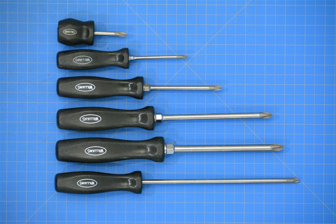 JHW100P-6PD - 6 PIECE ENDUROGRIP™ PHILLIPS, SCREWDRIVER SET WILLIAMS ...