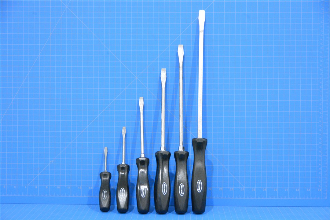 6 PIECE ENDUROGRIP™ SLOTTED SCREWDRIVER - WILLIAMS INDUSTRIAL TOOLS ...